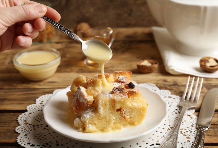 Holiday Bread Pudding with Whiskey Cream Sauce - Whiskey & Babes