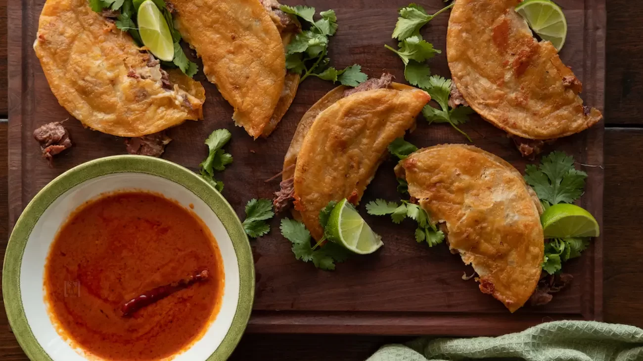 Venison Birria Tacos - Whiskey & Babes